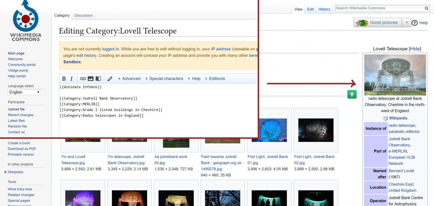 A multilingual infobox for Wikimedia Commons categories | By Mike Peel ...